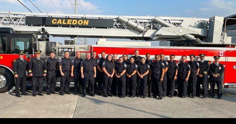 Caledon Fire recruits new volunteer firefighters