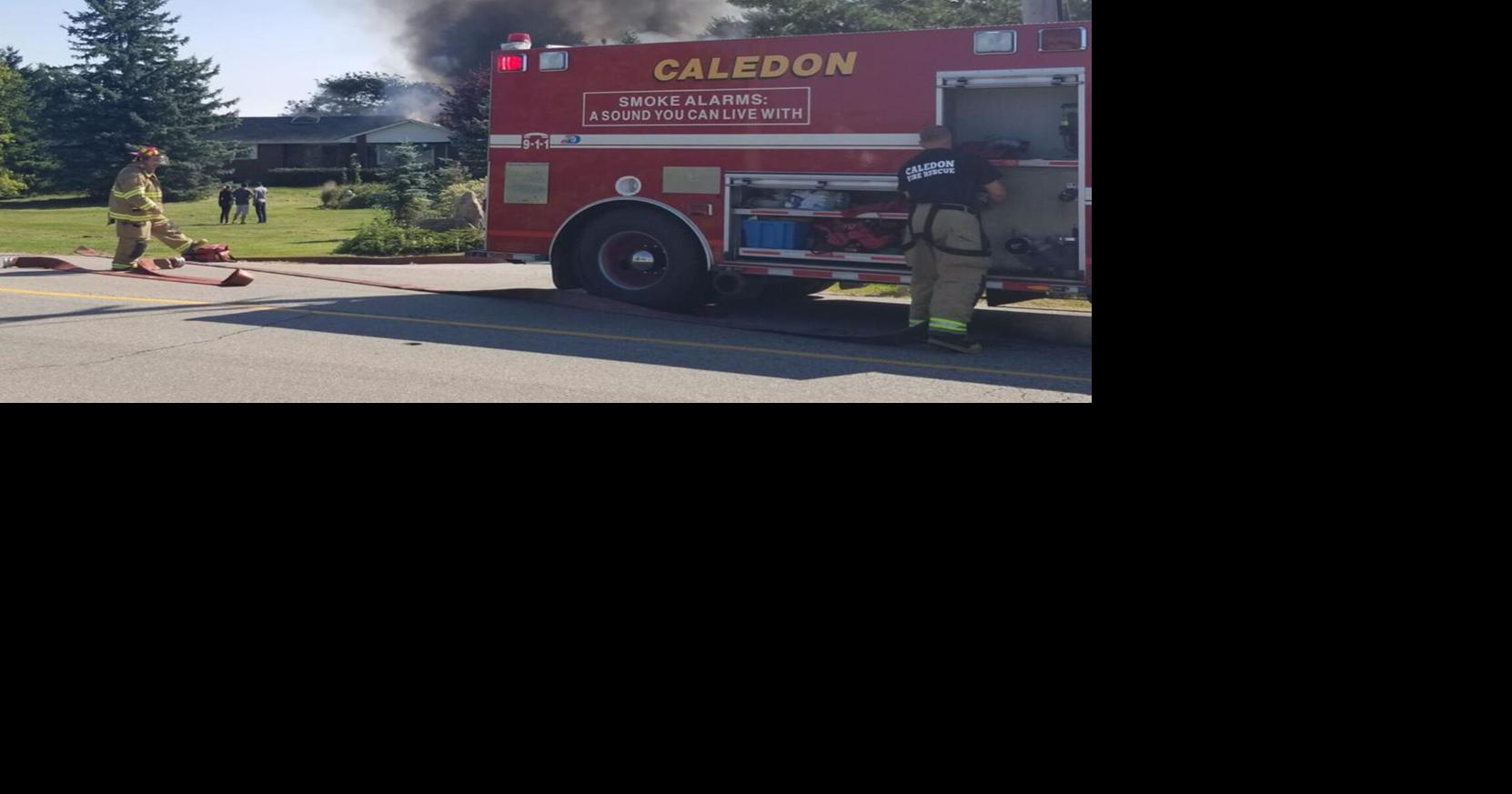 UPDATE: Caledon firefighters battled house fire on Old School Road