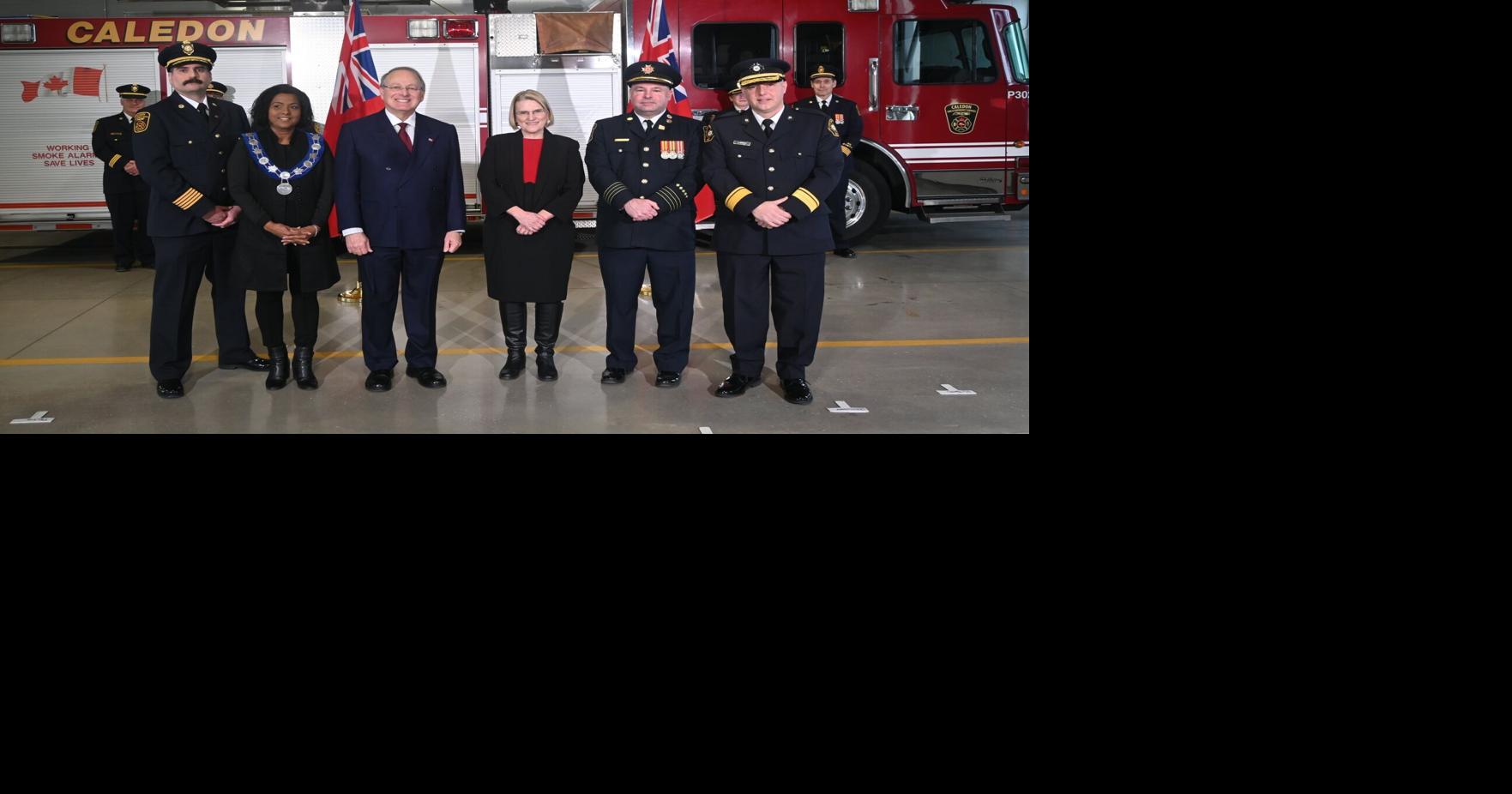 $74K grant will improve safety for Caledon firefighters