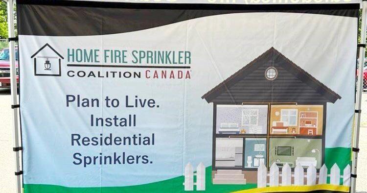 Caledon Fire spreading awareness about home fire sprinklers