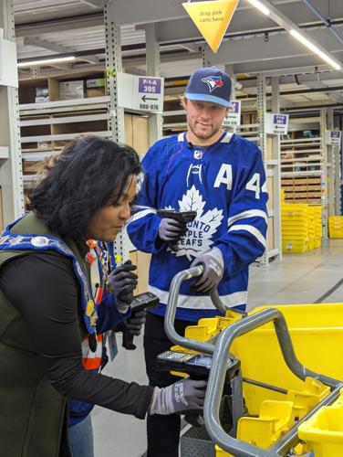 Amazon, Morgan Rielly help launch Caledon mobile food bank
