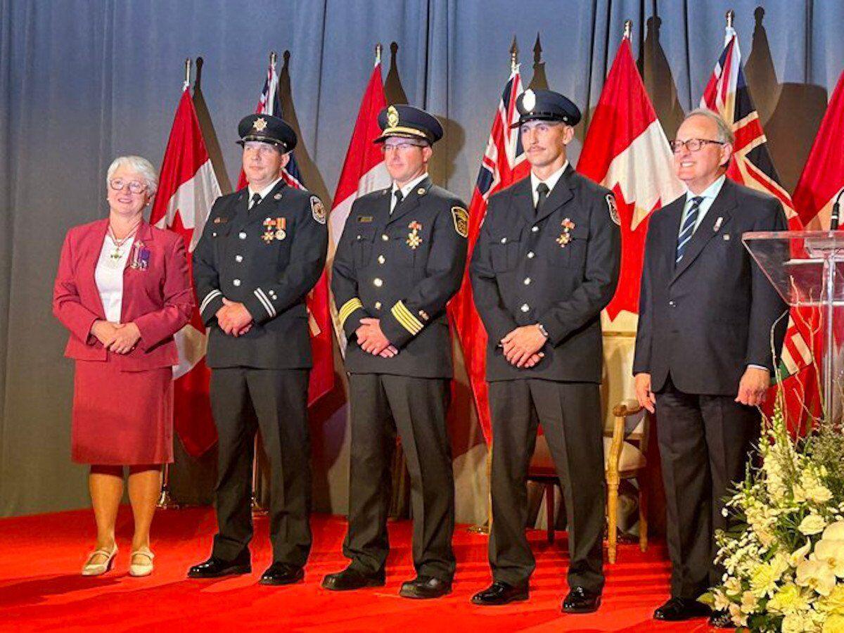 Brampton, Caledon firefighters awarded Ontario medals