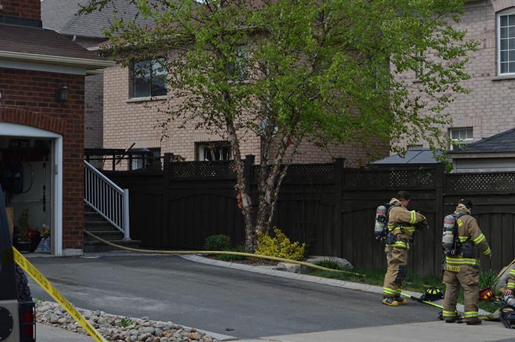 Caledon fire battle ‘fully involved’ blaze in backyard of Bolton home