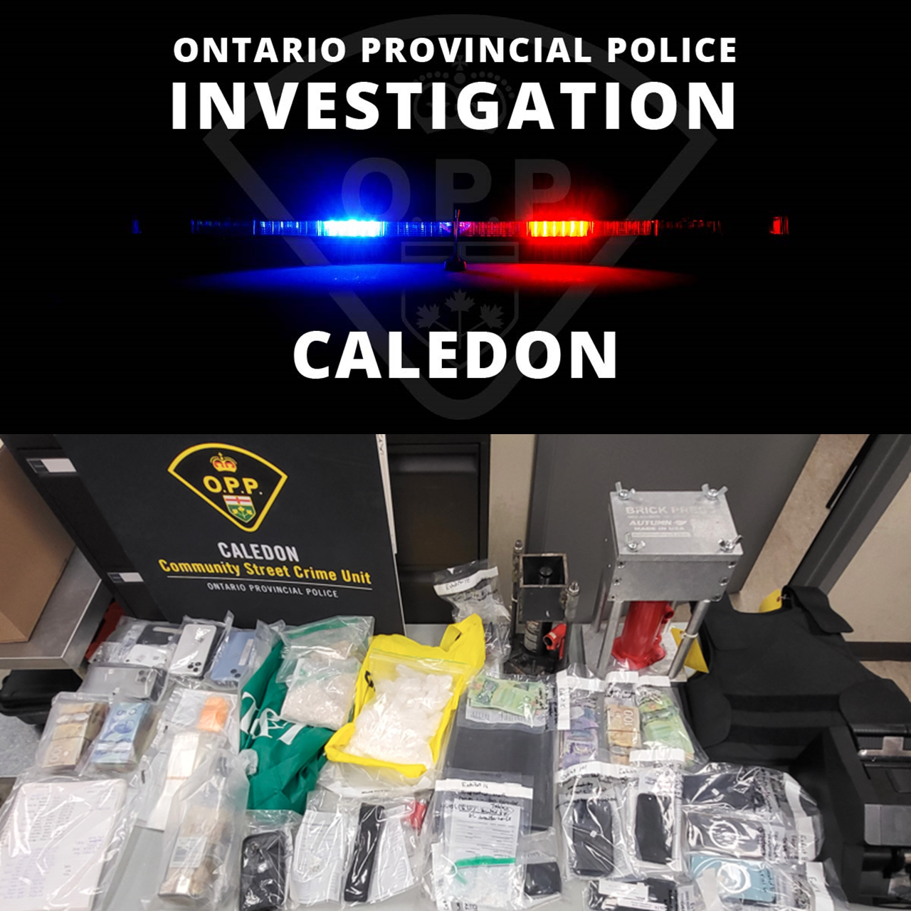Caledon OPP charge 7 in drug-trafficking investigation