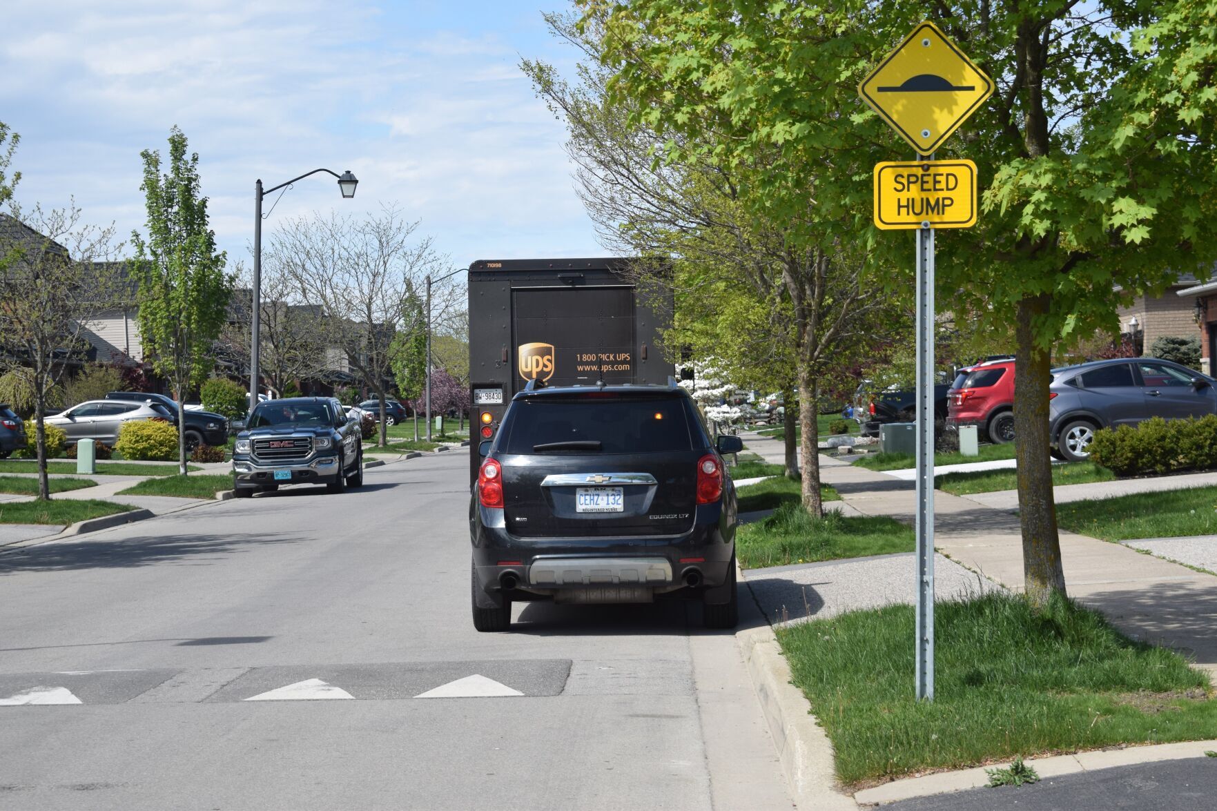Speed hump construction underway in several Caledon neighbourhoods