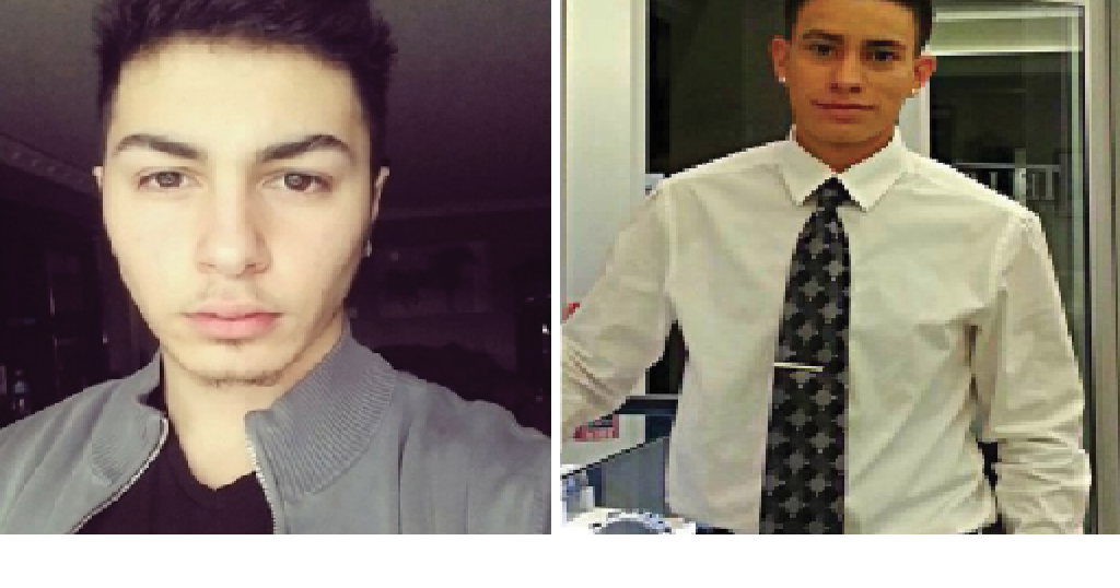 Hundreds honour murdered men Francesco Molinaro and Erick Tello at Bolton youth centre