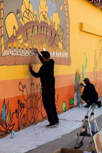 New mural in Santa Ana offers local artists a seat at the table ...