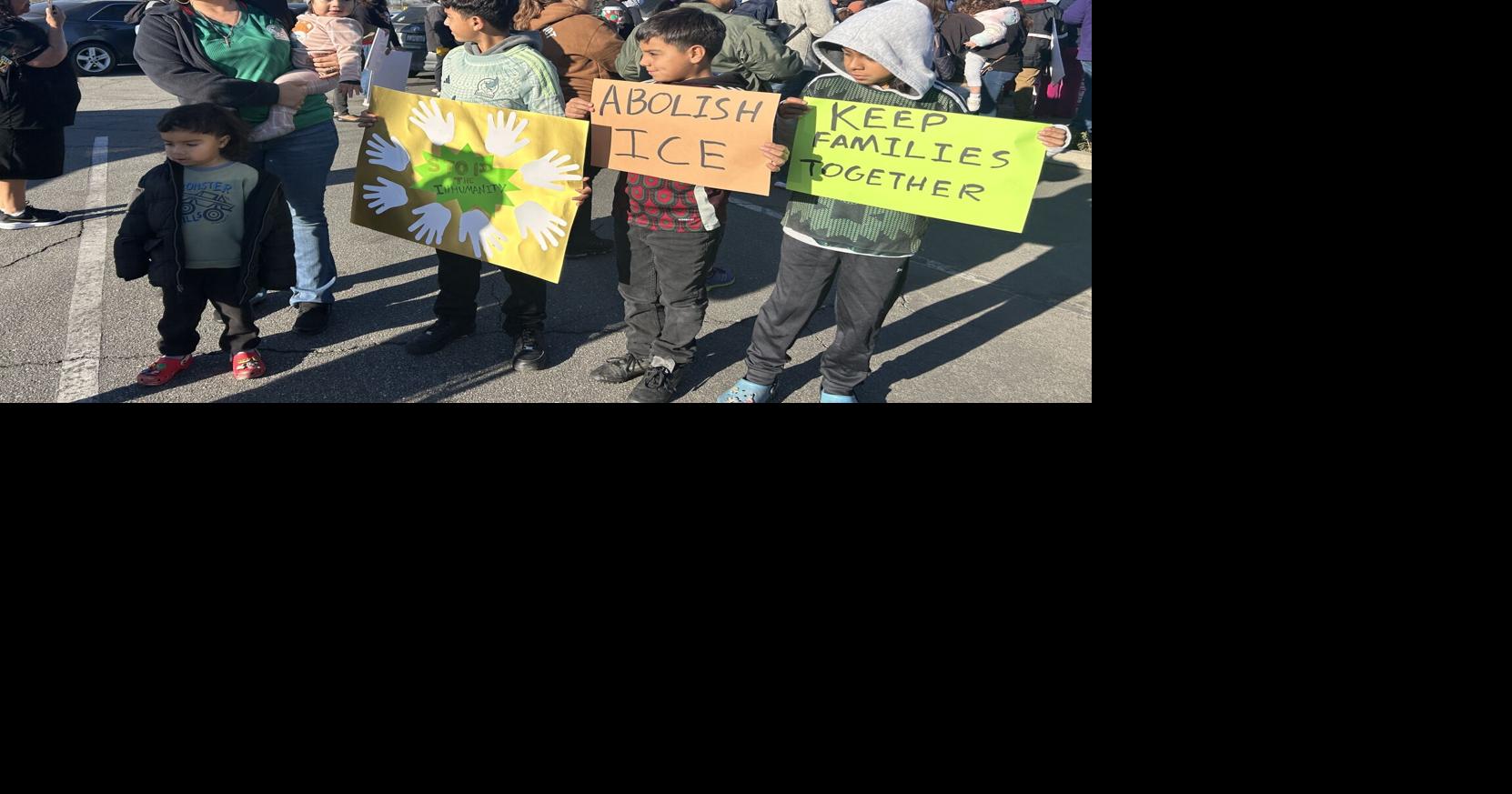 Bakersfield protest against Border Patrol raid operations | Communities ...