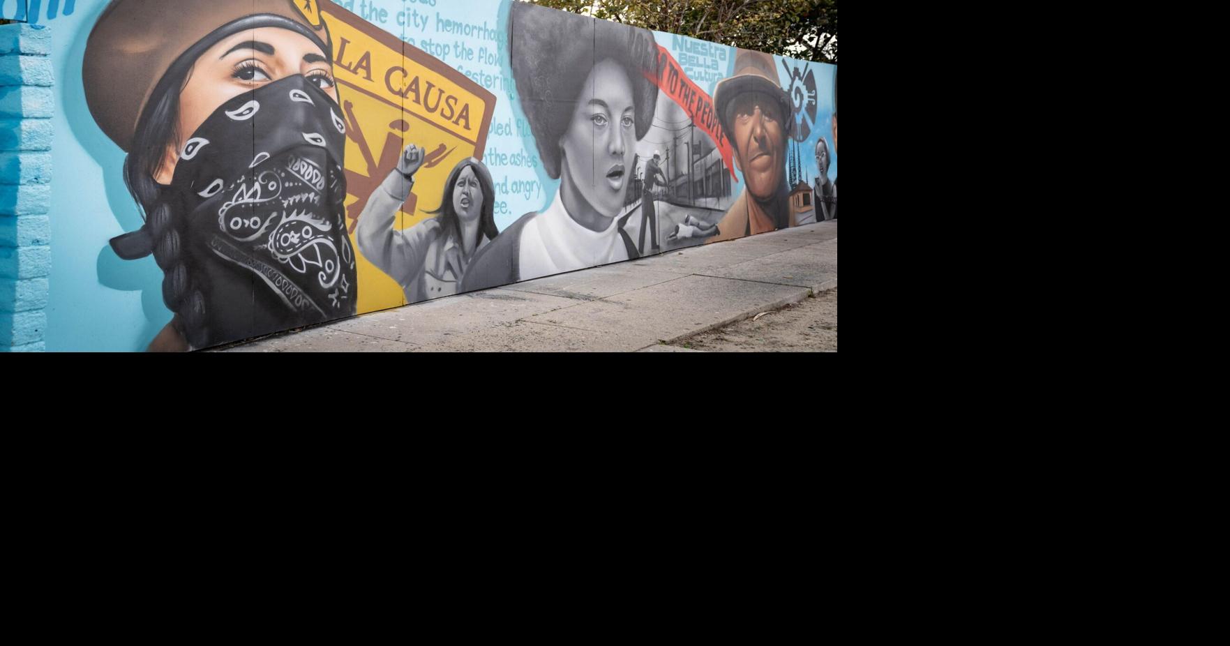 ANTI-HATE SERIES: LA vs Hate mural in Watts unifies Blacks and Latinos ...