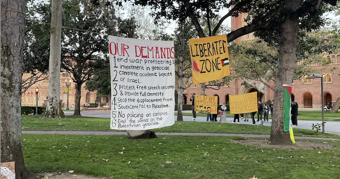 USC students join nationwide Gaza solidarity occupation | Los Angeles ...