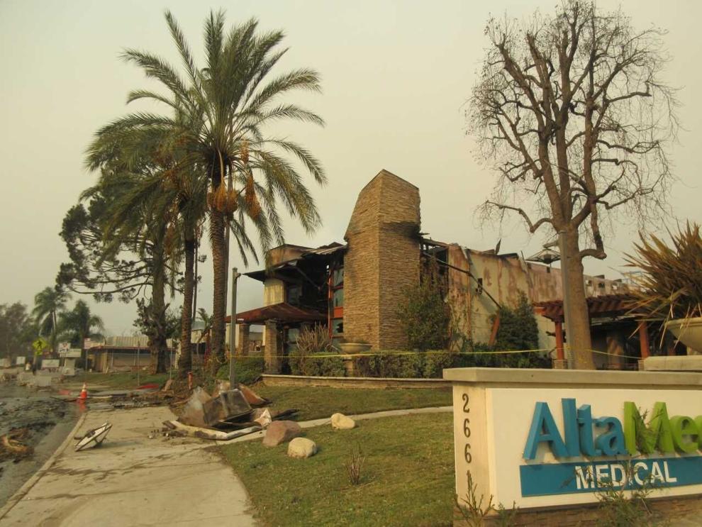 AltaMed clinic was destroyed by the Eaton fire. | Los Angeles County ...