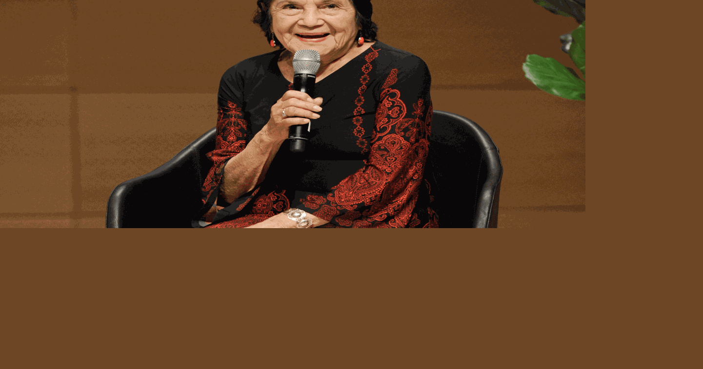 Dolores Huerta urges Latinos to box office to see ‘Blue Beetle ...