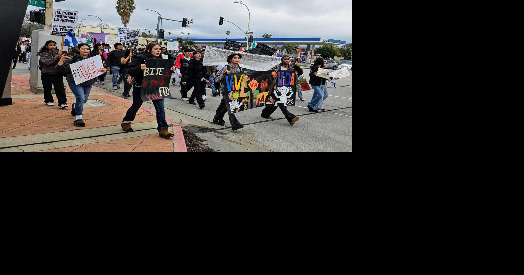 Student walkouts continue on Friday throughout L.A. County | Education ...