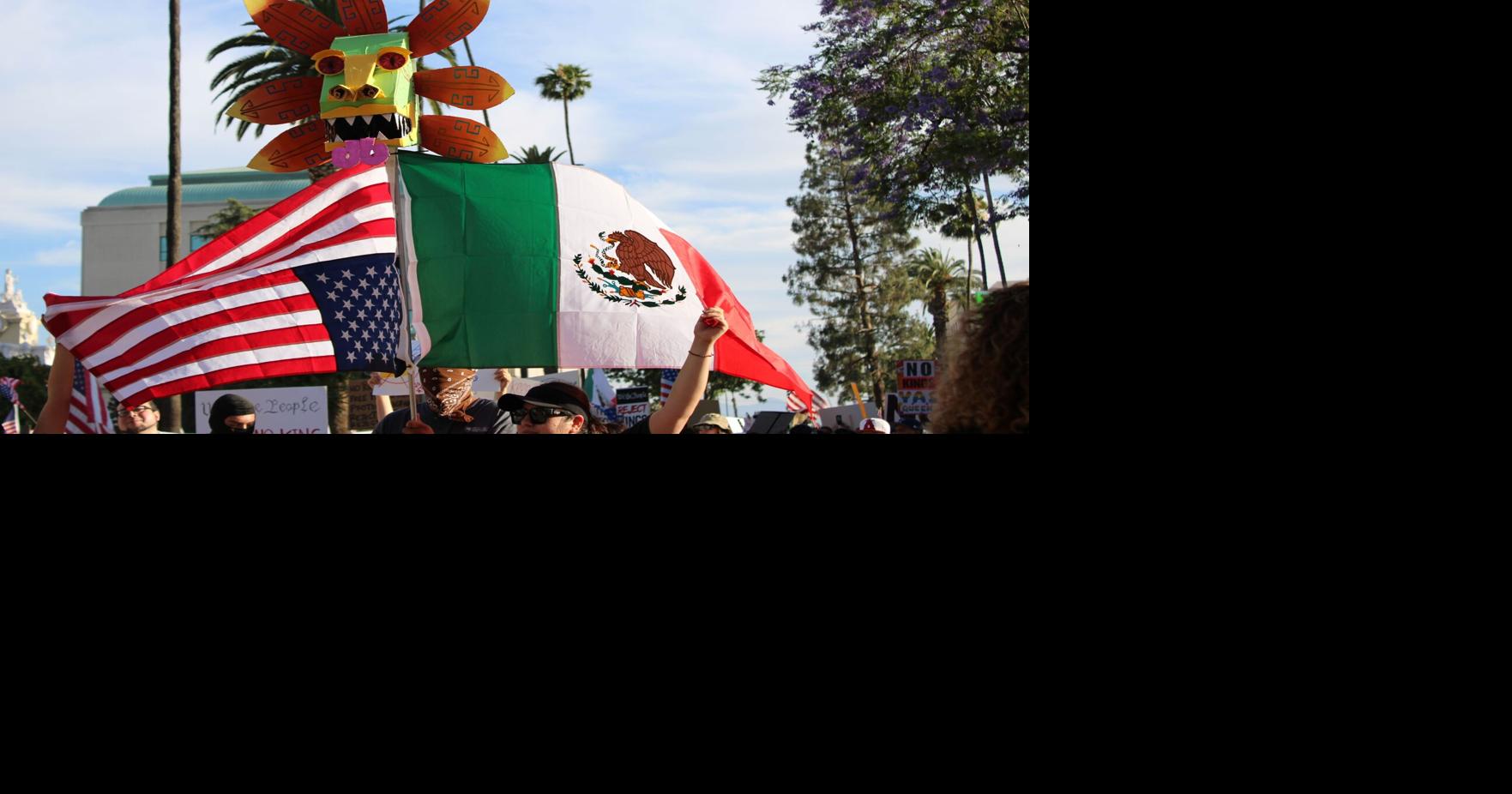 'No Kings Day' Riverside protest largely peaceful, until evening fell ...