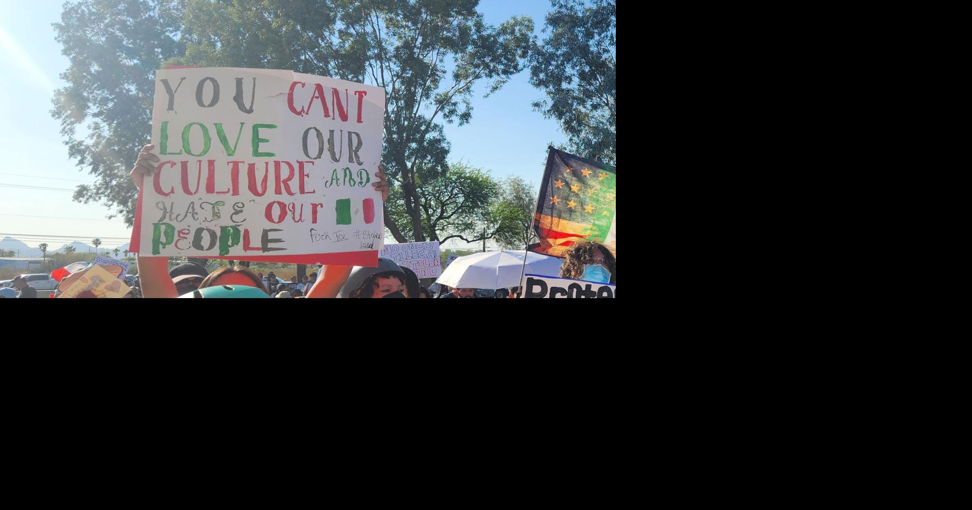 Hundreds in Tucson protest recent ICE operations | Arizona | calonews.com