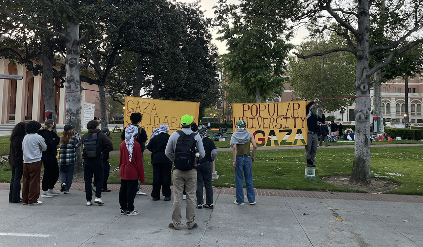 USC students join nationwide Gaza solidarity occupation | Los Angeles ...