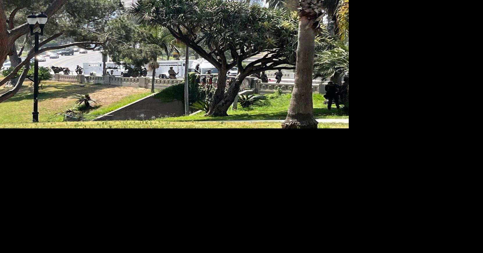 After MacArthur Park military sweep, LA say it's united | Los Angeles ...
