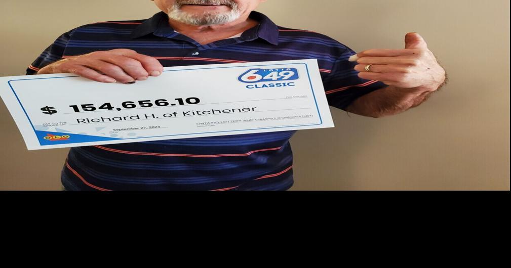 Kitchener man wins six-figure Lotto 6/49 prize