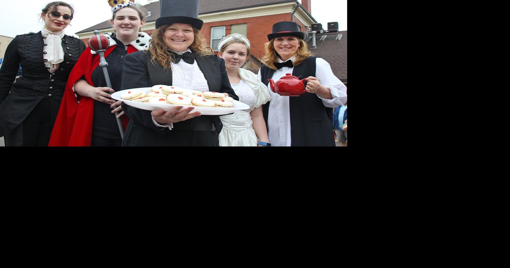 Dressing to impress for Cambridge market Royal wedding fun