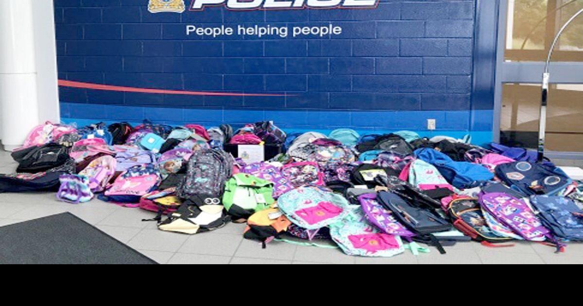 Waterloo Region police shoulder in fifth annual Backpack Challenge
