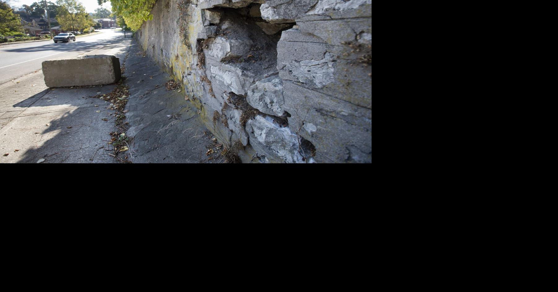 Staff to recommend replacing 115-year-old Blair Road wall