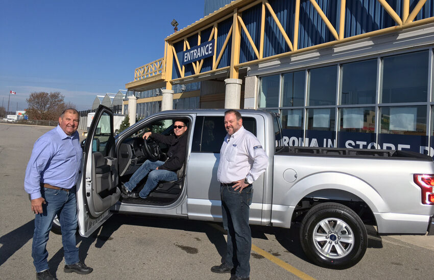 Cambridge RONA hands out national prize ... a Ford F150