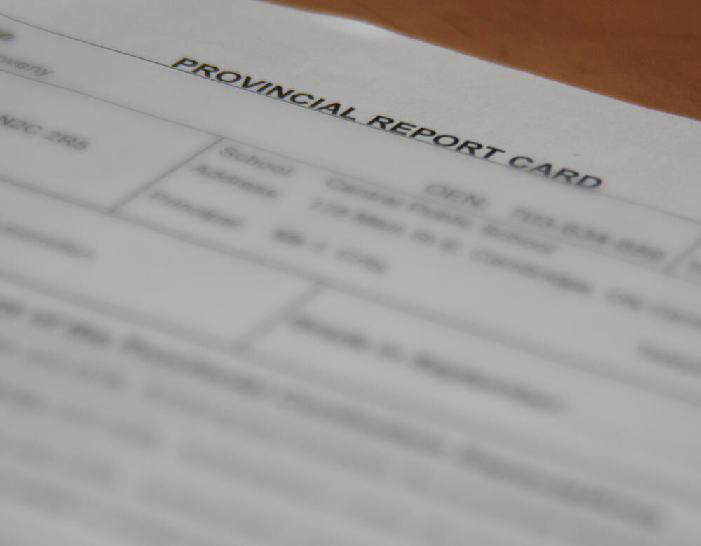 No fall report cards