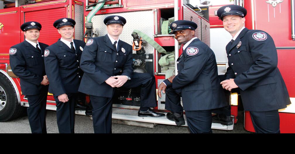 Five new firefighters join the fold, longtime service celebrated