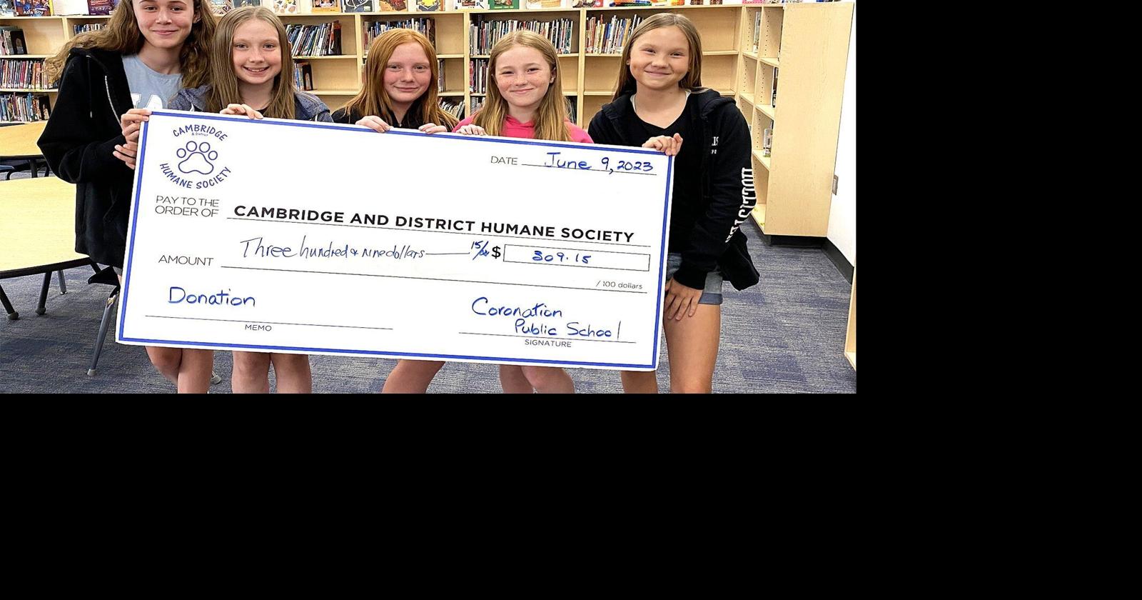 Students’ social justice project aids Cambridge humane society