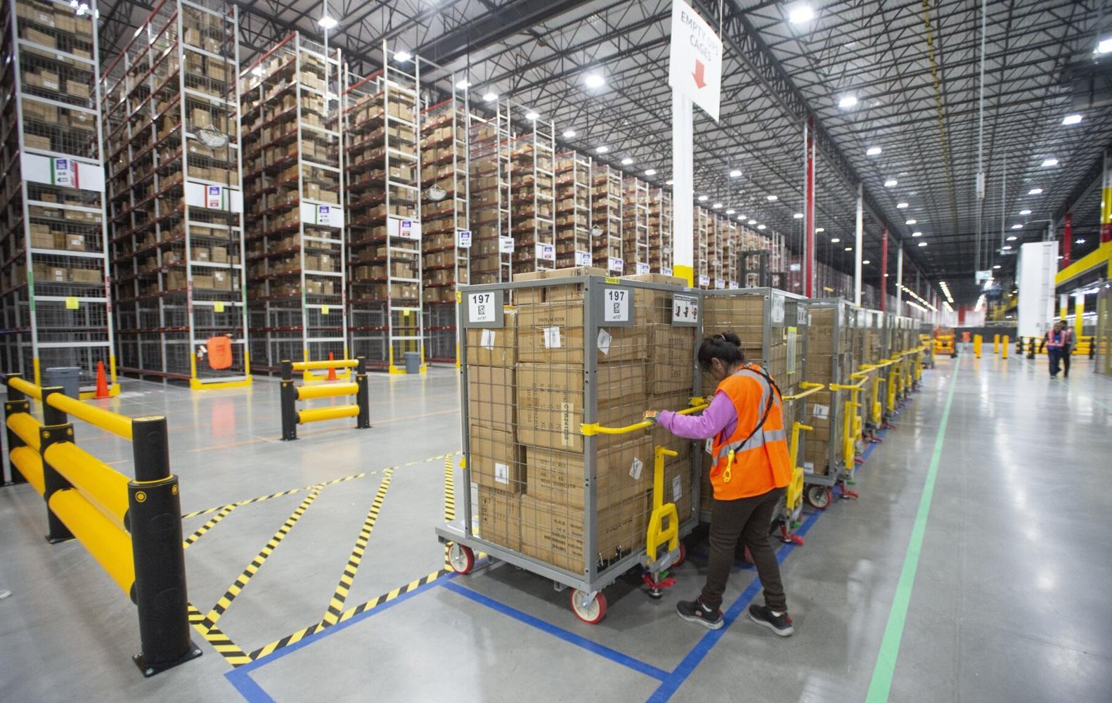 Amazon opens 1 million-square-foot warehouse in Cambridge