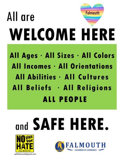 Poster Plan Spreads A Welcoming Message In Falmouth | Falmouth News ...