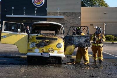 Vintage VW Bus Burns In Burger King Lot | Falmouth News | capenews.net