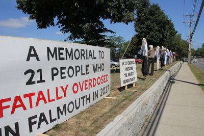 Memorial To Victims Of Drug Overdose Hard To Ignore | Falmouth News ...