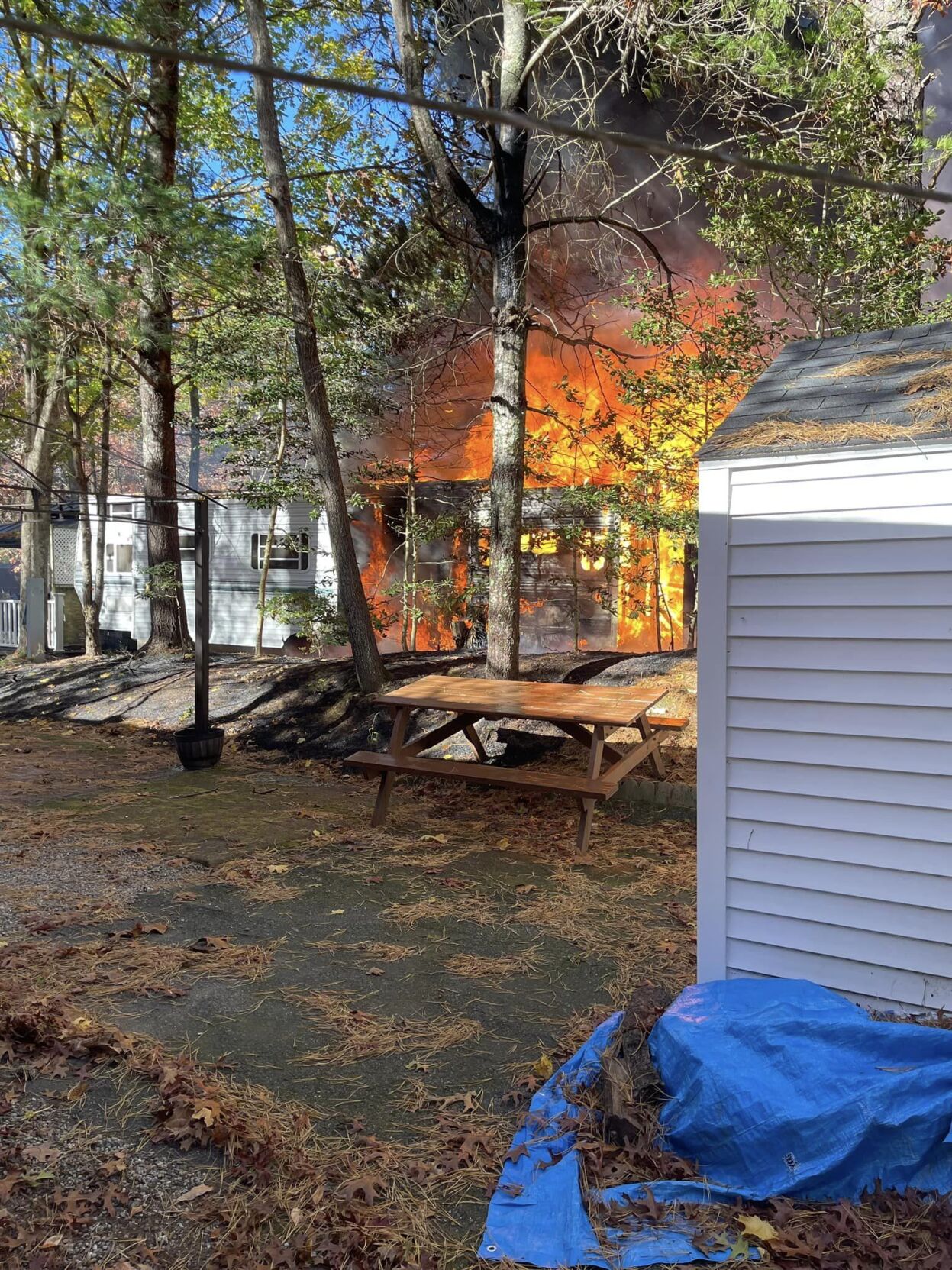 24 Firefighters Knock Down Trailer Fire | Sandwich News | capenews.net