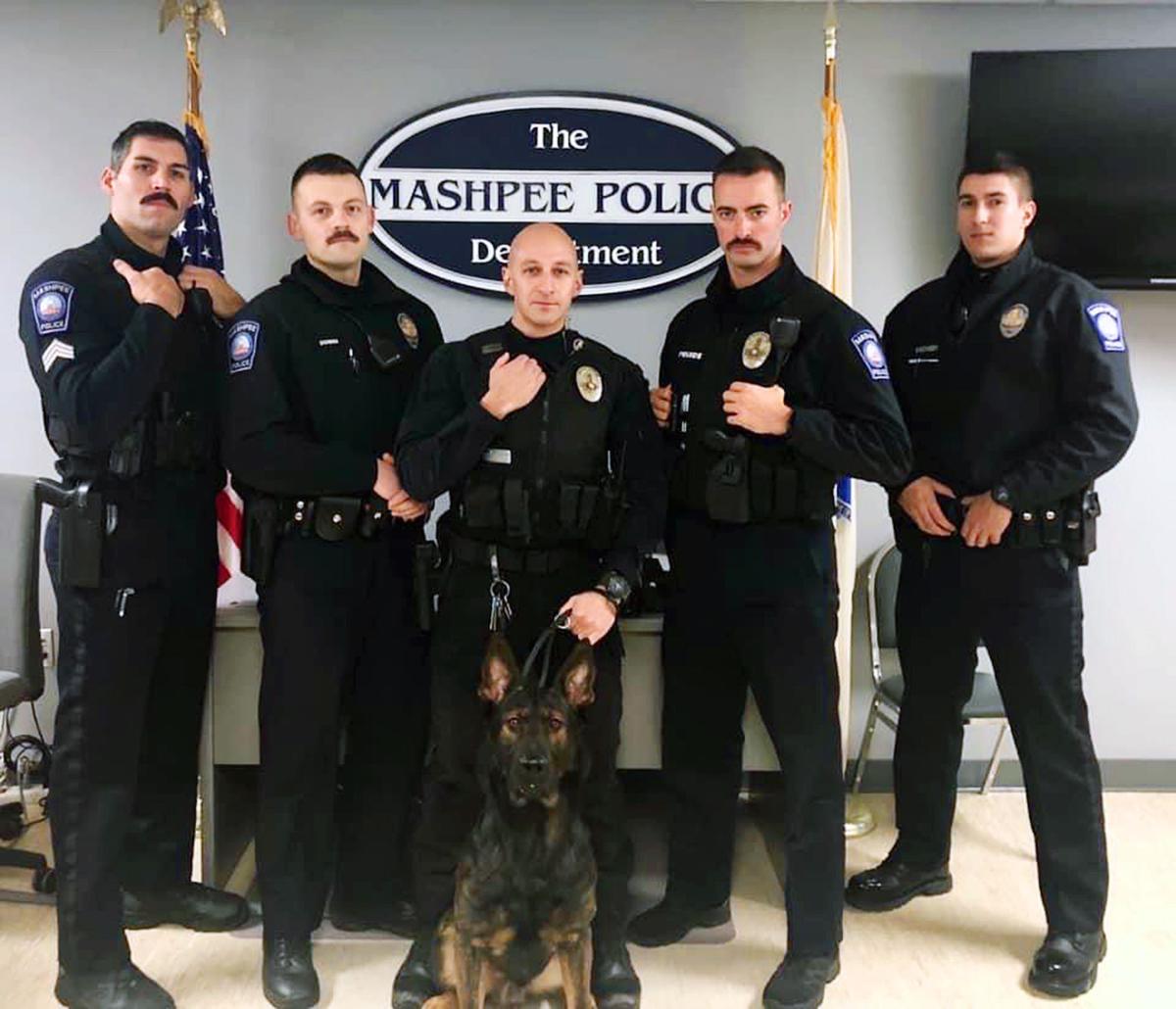 Mashpee Police Participate in 'No-Shave November' Fundraiser | Mashpee ...