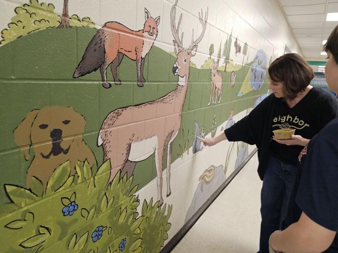 Sandwich Students Create New Mural That Combines Science, Art ...