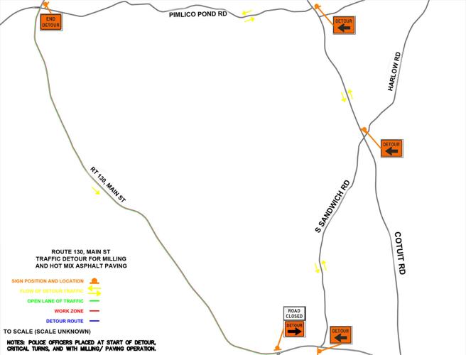Main Street Road Work Tangles Traffic | Mashpee News | capenews.net