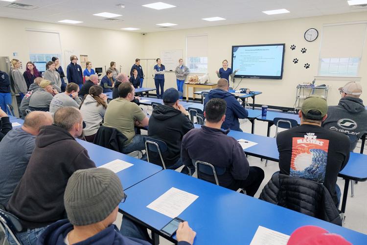 Falmouth Firefighters Get Lesson In Canine Lifesaving At Upper Cape Tech | Falmouth News ...