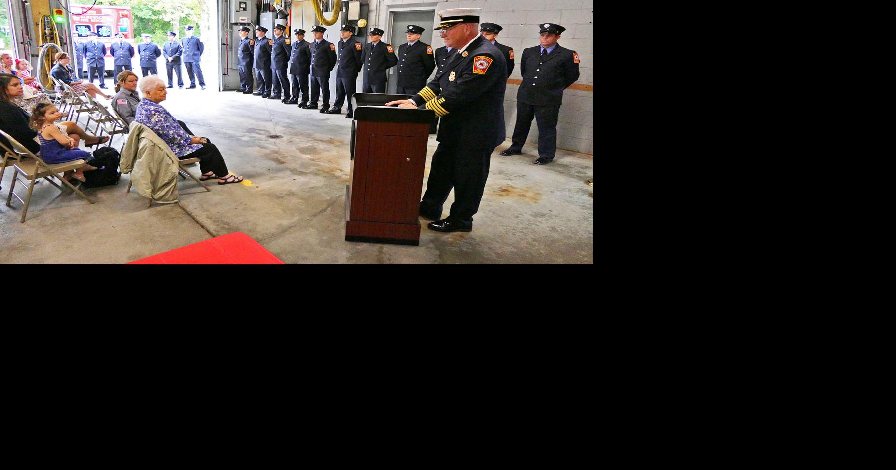 Sandwich Fire Department Pins 11 New Firefighters | Sandwich News ...