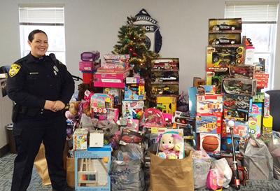 Falmouth Police Stuff Cruisers For Children In Need | Falmouth News ...
