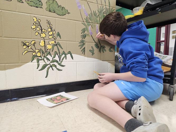 Sandwich Students Create New Mural That Combines Science, Art ...