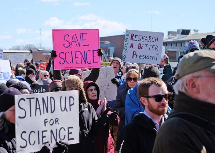 PHOTOS: Crowd Gathers In Woods Hole To 'Stand Up For Science ...