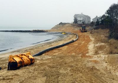 Nourishment Project Protects Poppy Spit | Mashpee News | capenews.net