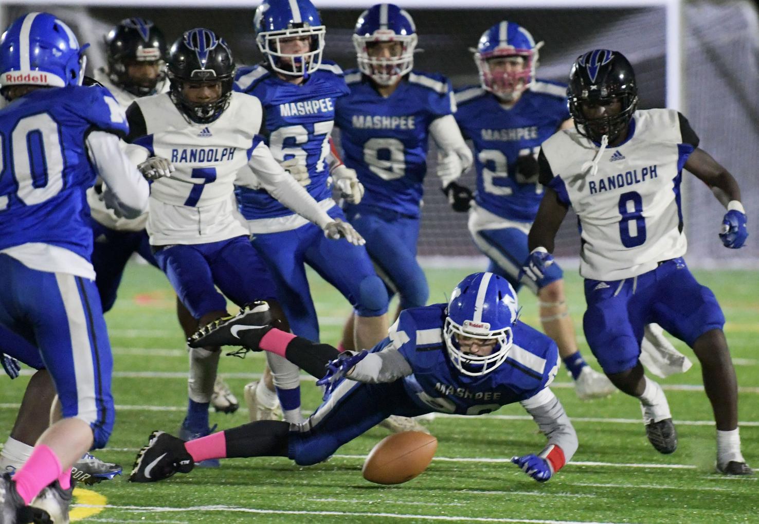 Falcons Football Punch Ticket With Rout Of Randolph | Mashpee Sports ...