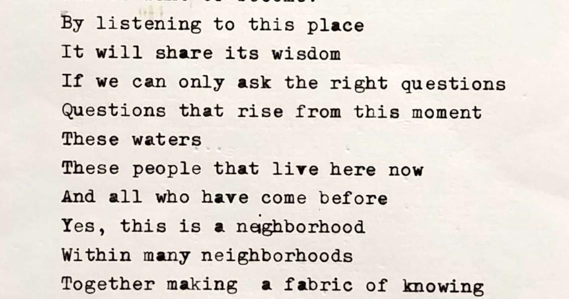 A Poem For Local Journalism - Editorial | Mashpee Opinion | capenews.net
