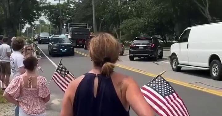VIDEO: Joshua Tipton Funeral Procession | Falmouth News | capenews.net