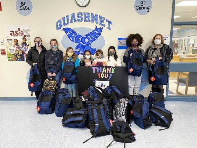 Mashpee School Drive Donates Backpacks To Homeless | Mashpee News ...