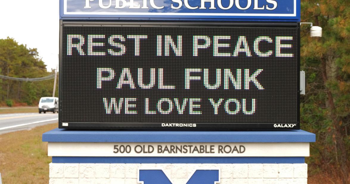 Scholarship To Honor Memory Of Paul Funk | Mashpee News | capenews.net