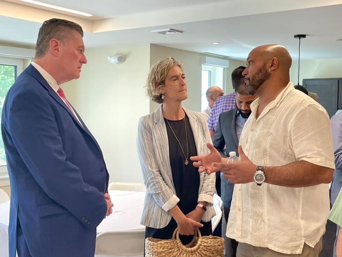State Housing Secretary Augustus Tours Mashpee's LeClair Village ...