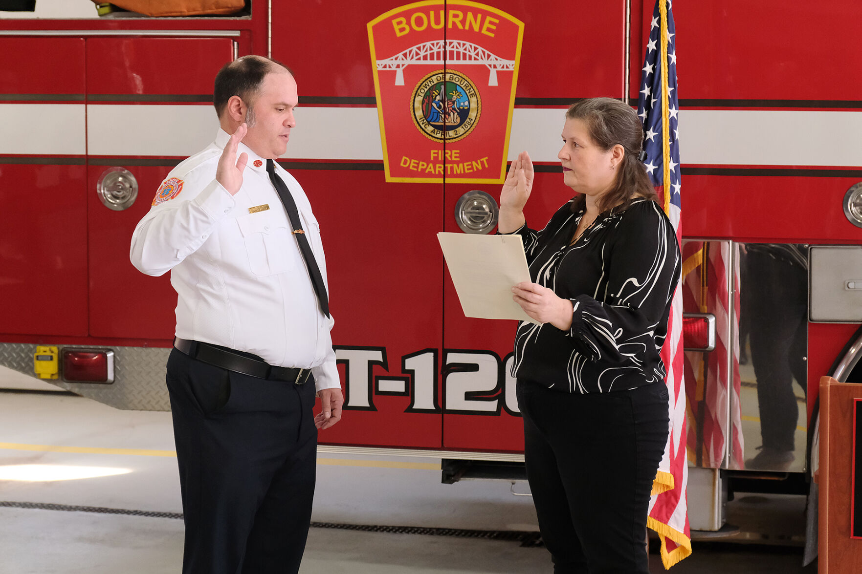 Bourne Fire Department Swears In New Hire And Promotions | | capenews.net